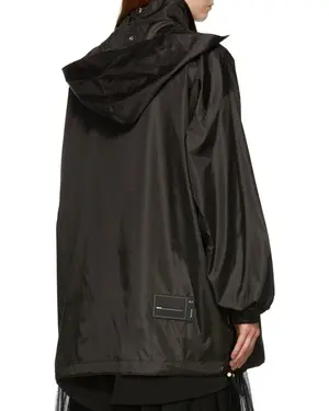 We11Done Logo Print Hooded Jacket