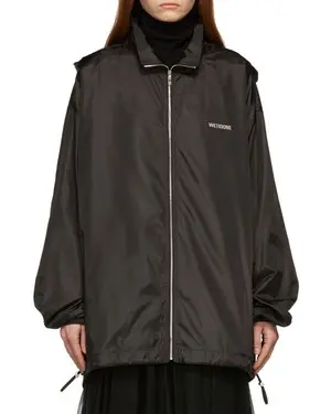 We11Done Logo Print Hooded Jacket