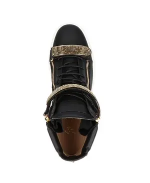 GIUSEPPE ZANOTTI Zip Detail High Top Sneakers