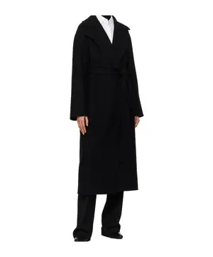 THE ROW Malika Belted Felt Wool Coat