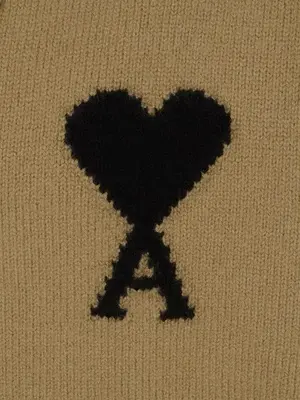 AMI Paris De Coeur V-neck Cardigan