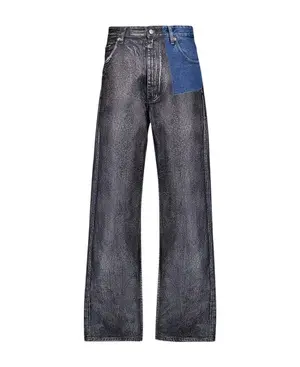 MAISON MARGIELA Paneled Straight-leg Jeans