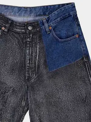 MAISON MARGIELA Paneled Straight-leg Jeans