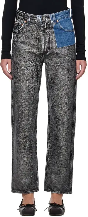MAISON MARGIELA Paneled Straight-leg Jeans
