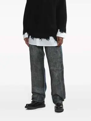 MAISON MARGIELA Paneled Straight-leg Jeans