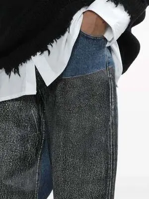MAISON MARGIELA Paneled Straight-leg Jeans