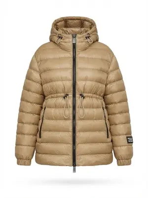 Burberry Quilted Drawstring Hooded Jacket