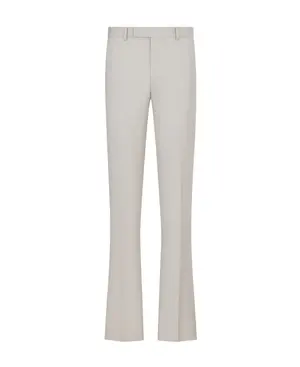 Dior Classic Straight Leg Wool Pants