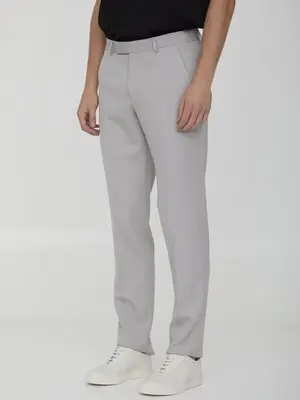 Dior Classic Straight Leg Wool Pants