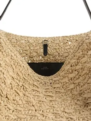 TOTEME Woven Tote Bag - Nude