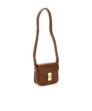 A.p.c. Grace Mini Shoulder Bag - Brown