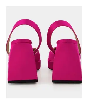 NODALETO Bulla Jones Square Toe Pumps - Pink