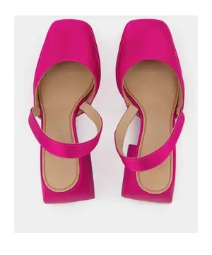 NODALETO Bulla Jones Square Toe Pumps - Pink