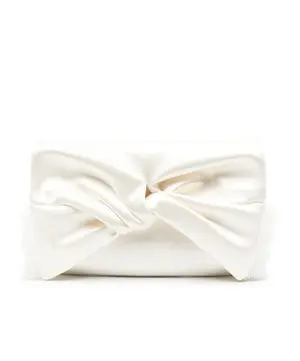 ANYA HINDMARCH Flap Clutch - Ivory