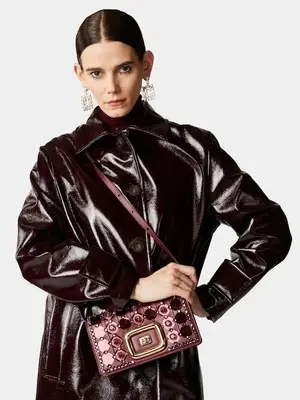 ROGER VIVIER Viv' Choc Disco Mini Bag In Nappa Leather