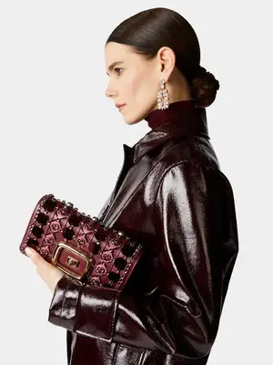 ROGER VIVIER Viv' Choc Disco Mini Bag In Nappa Leather