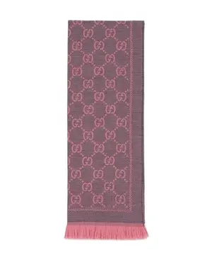 Gucci Gg Supreme Jacquard Scarf
