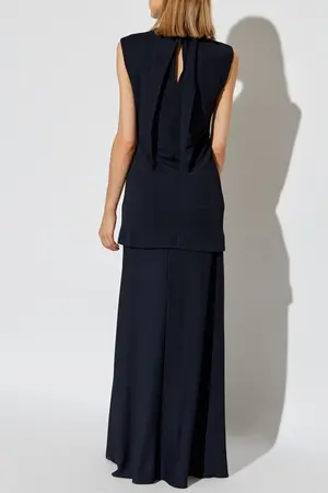 JIL SANDER Sleeveless High-neck Maxi Dress - Black