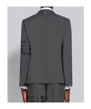 Thom Browne 4-bar Single-breasted Blazer - Dark Gray