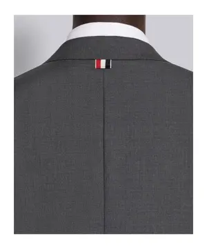 Thom Browne 4-bar Single-breasted Blazer - Dark Gray