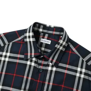 Burberry Check-pattern Long Sleeved Shirt