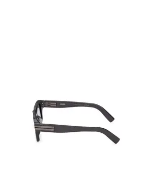 Zegna Rectangular Frame Sunglasses - Bright Gray