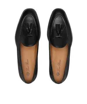 Loro Piana Serge Walk Loafers With Tassel Detail