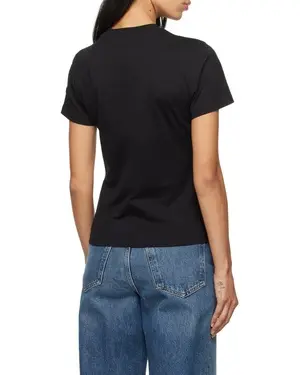 Moncler Embellished Logo Crewneck T-shirt