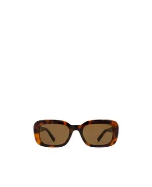 Saint Laurent Sl M130 Rectangular Sunglasses - Brown