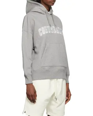 AMI Paris Coeur Sacre Embroidered Drawstring Hoodie
