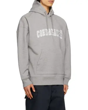 AMI Paris Coeur Sacre Embroidered Drawstring Hoodie