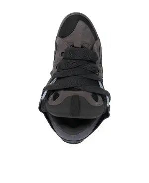LANVIN Curb Lace-up Sneakers - Black