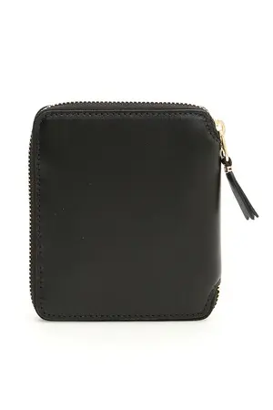 Comme Des Garçons Zip-around Leather Wallet - Black