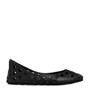 Alaïa Cut-out Ballet Flats - Black