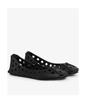 Alaïa Cut-out Ballet Flats - Black