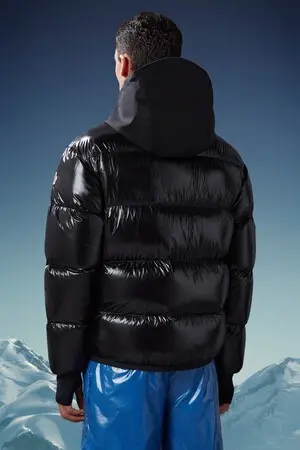 Moncler Grenoble Logo Patch Padded Down Jacket