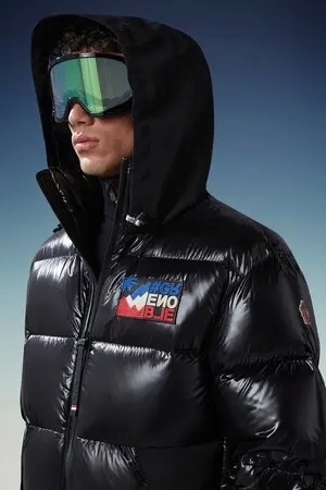 Moncler Grenoble Logo Patch Padded Down Jacket