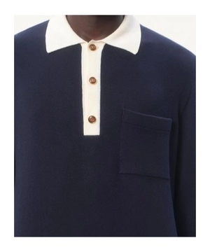 Valentino Garavani Button Detailed Long-sleeved Polo Shirt