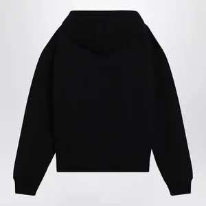 AMI Paris Zip-up Hoodie With De Coeur Embroidery - No