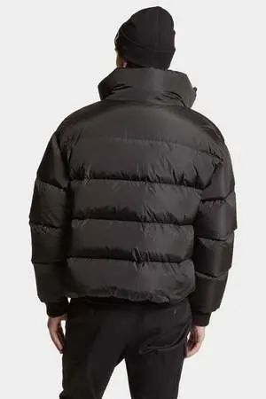 Dsquared2 High-neck Quilted Puffer Jacket With Zippered Details