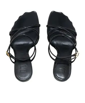 Marni Leather Moonlight Sandal With Ankle Strap