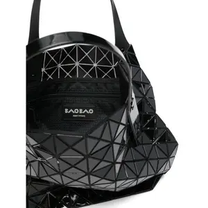 Issey Miyake Geometric Patterned Tote Bag - Black