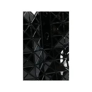 Issey Miyake Geometric Patterned Tote Bag - Black
