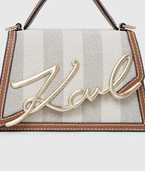 Karl Lagerfeld Signature Cross Body Bag