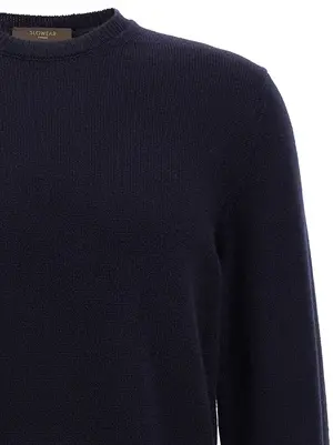 ZANONE Crewneck Knitted Jumper - Blue
