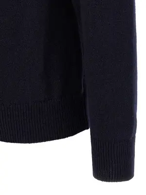 ZANONE Crewneck Knitted Jumper - Blue