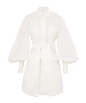 Zimmermann Illuminate Utility Mini Dress