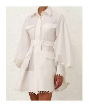 Zimmermann Illuminate Utility Mini Dress