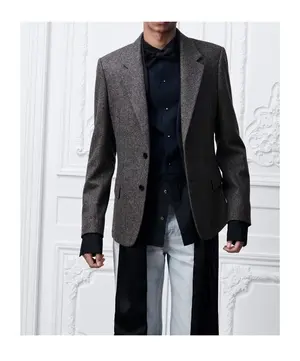 Dior Two-button Tailored Blazer - Grey