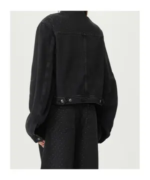 ROTATE BY BIRGER CHRISTENSEN Denim Embellished Jacket
